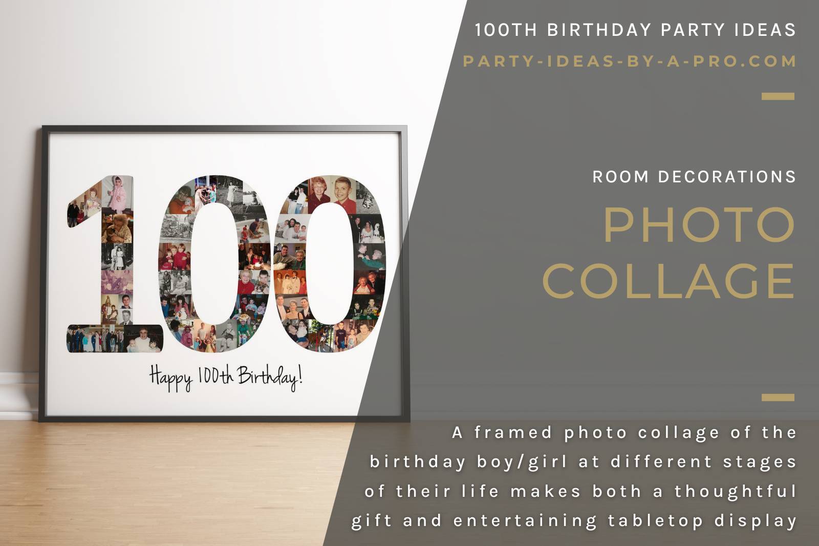 By a Pro: Special 100th Birthday Ideas by a Professional