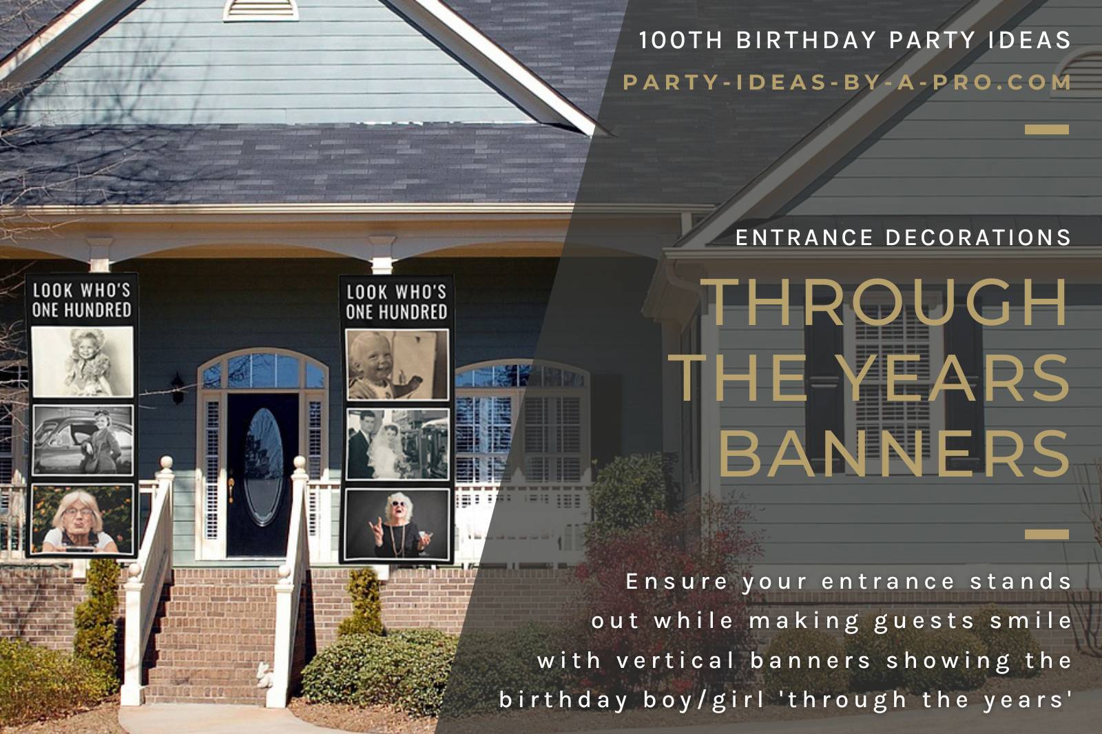 By a Pro: 100th Birthday Party Decorations by a Professional