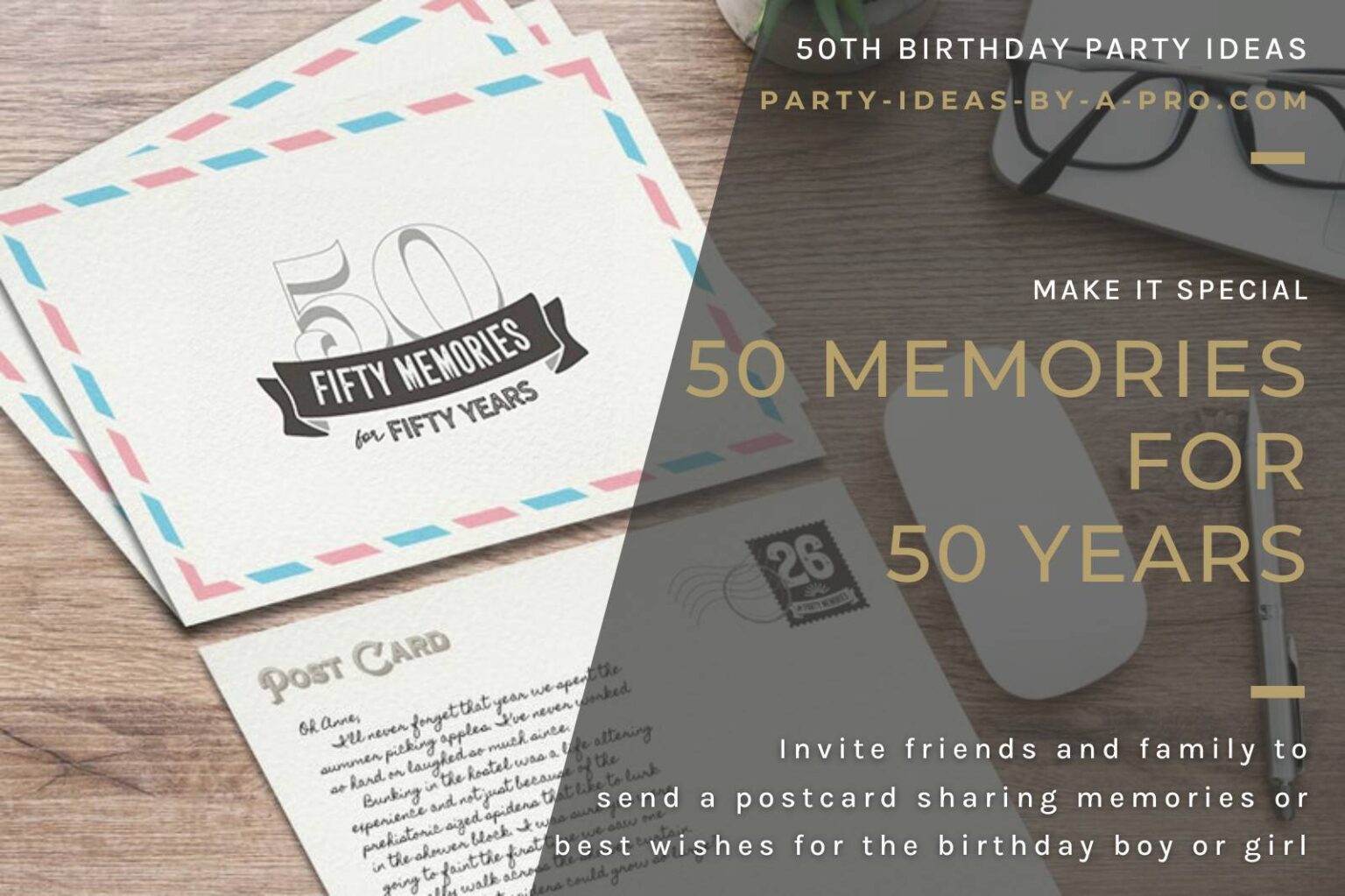 By a Pro: Special 50th Birthday Ideas by a Professional