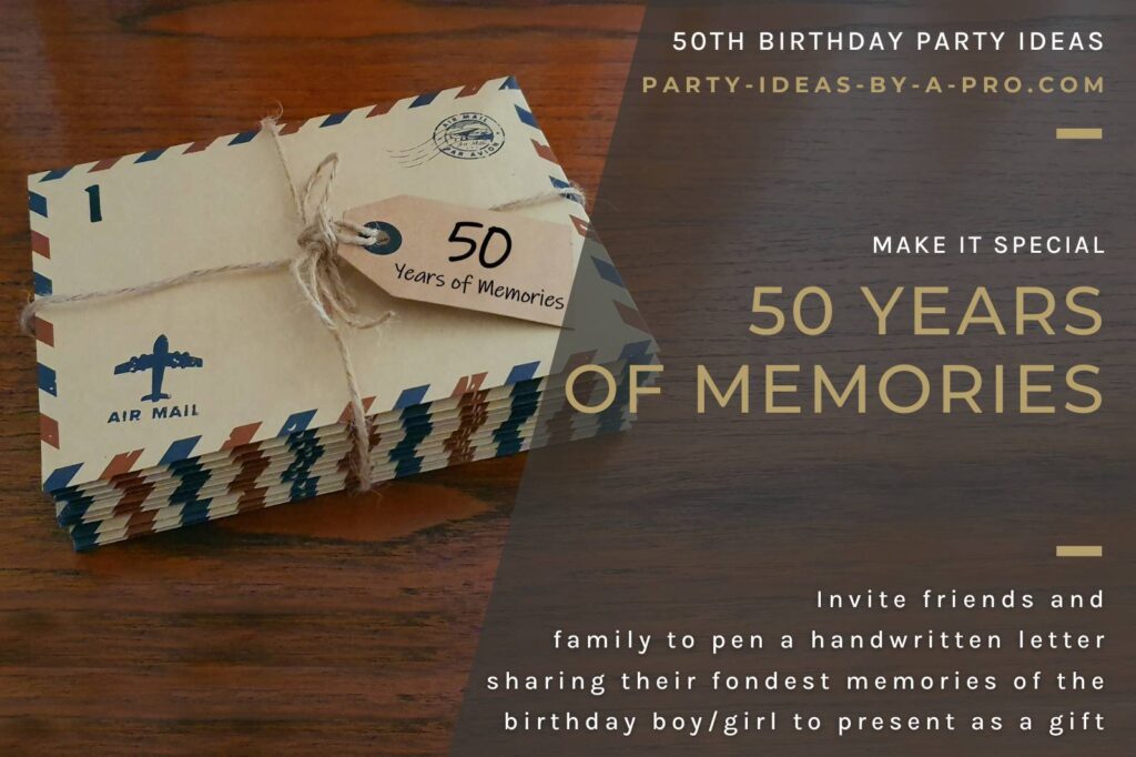 By a Pro: Special 50th Birthday Ideas by a Professional