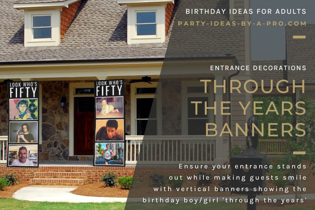 By a Pro: Adult Birthday Party Decorations by a Professional