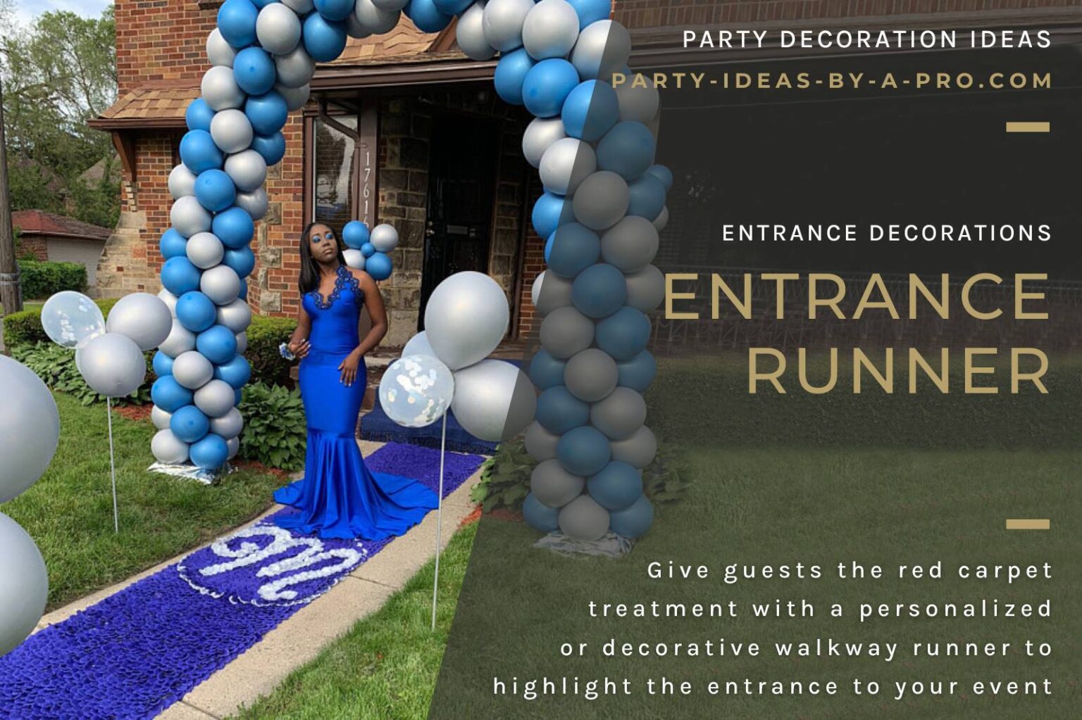 Party Entrance Floor Runner - Party Decorations by a Pro