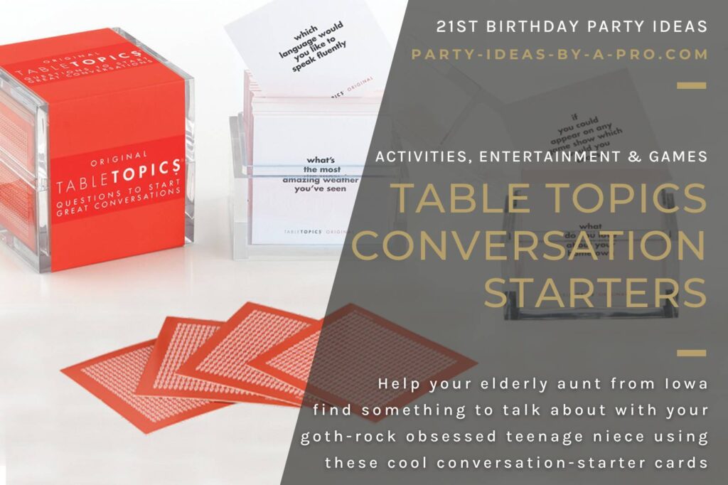 By a Pro: 21st Birthday Party Activities by a Professional