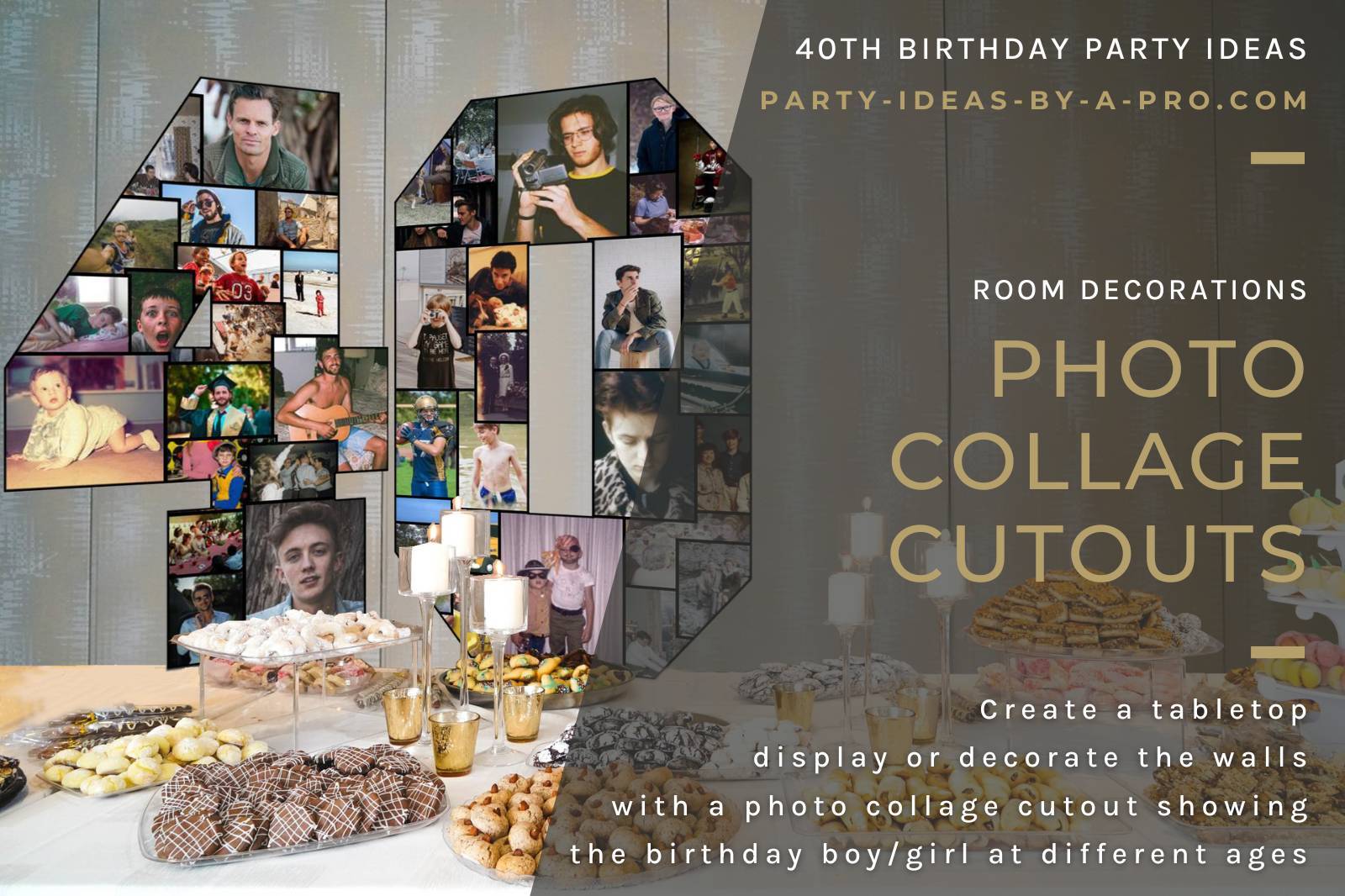 By a Pro: Personalized & Unique 40th Birthday Ideas by a Professional