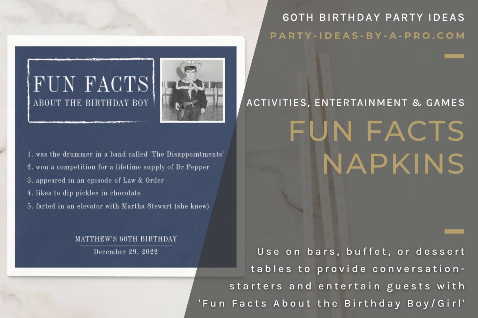By a Pro: Special 60th Birthday Ideas by a Professional