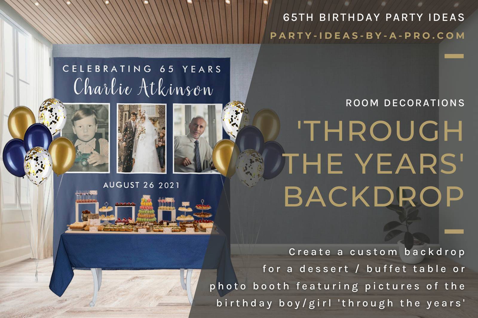 By a Pro: Personalized & Unique 65th Birthday Ideas by a Professional