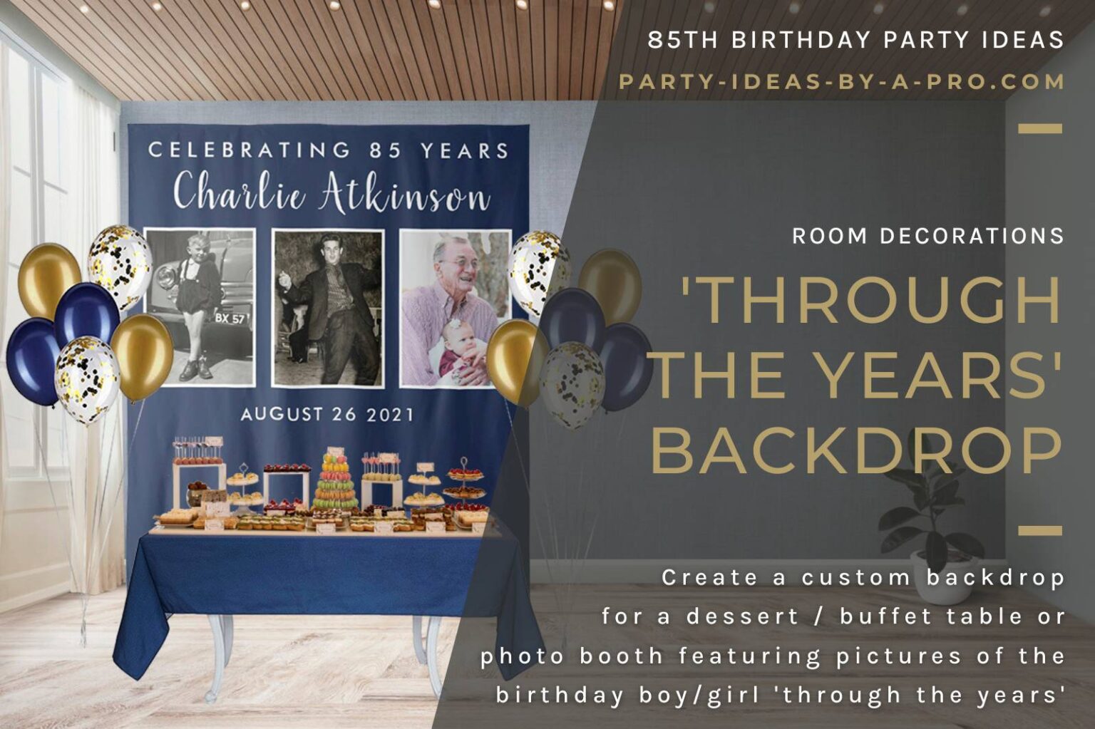 By a Pro: Personalized & Unique 85th Birthday Ideas by a Professional