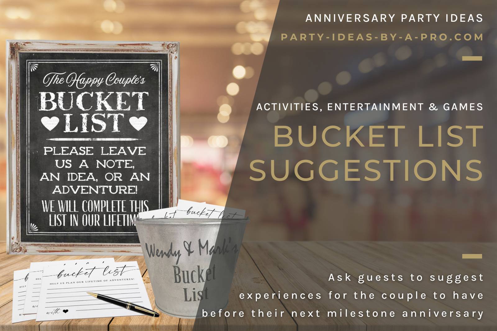 By a Pro: Special Anniversary Ideas by a Professional