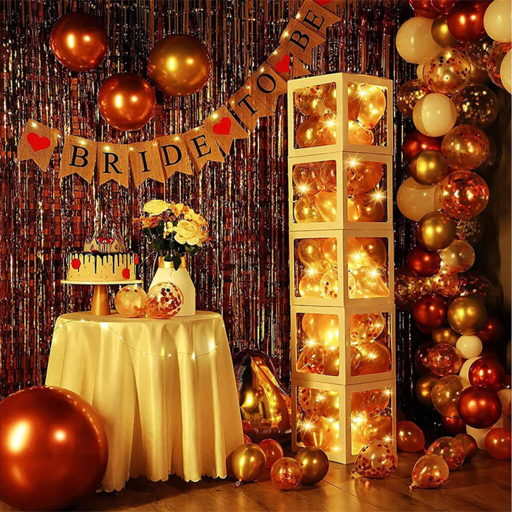 Balloon Boxes | Party Decoration Ideas by a Professional