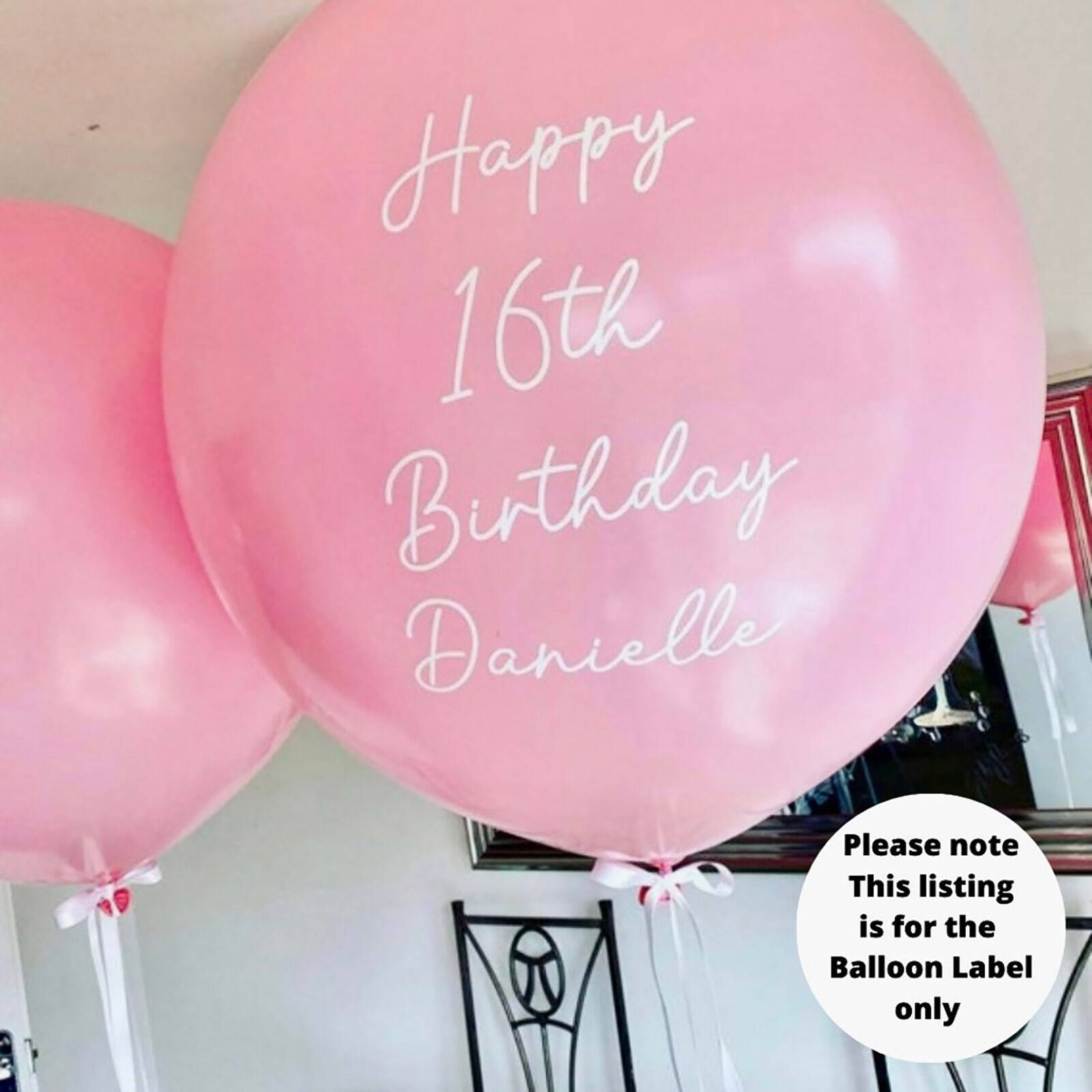 Custom Balloon Decal Stickers - Party Decorations by a Pro