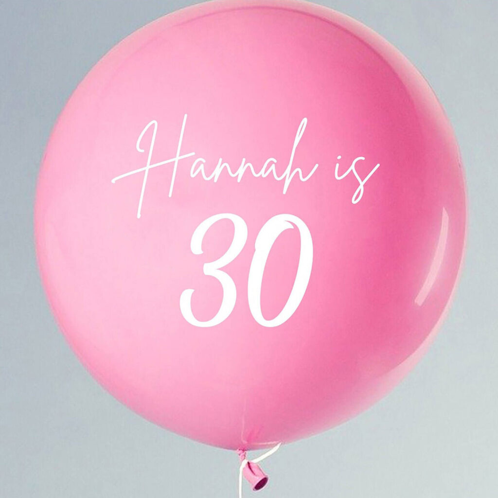 Custom Balloon Decal Stickers - Party Decorations by a Pro