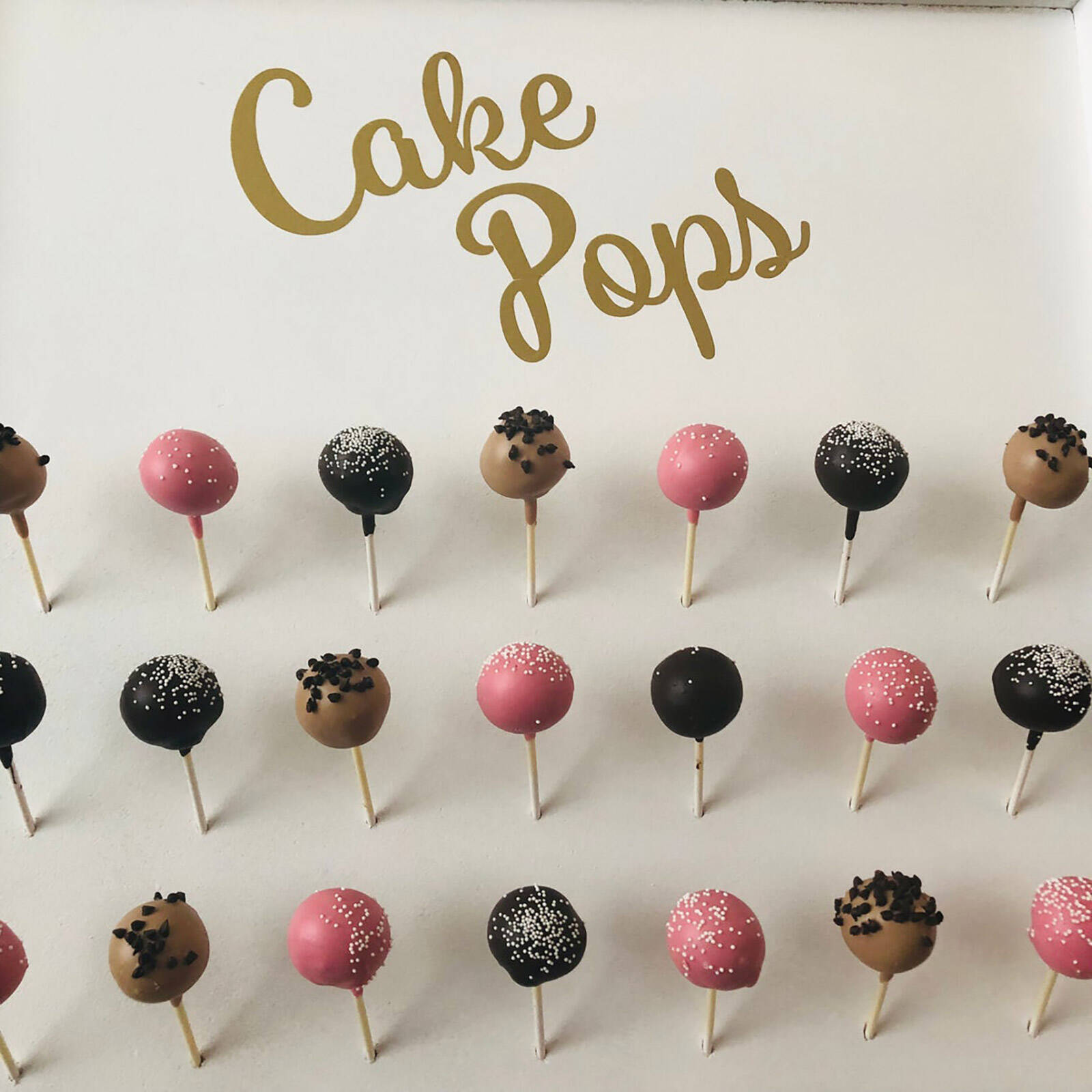 By a Pro: Cake Pop Walls | Dessert Table Display Stands
