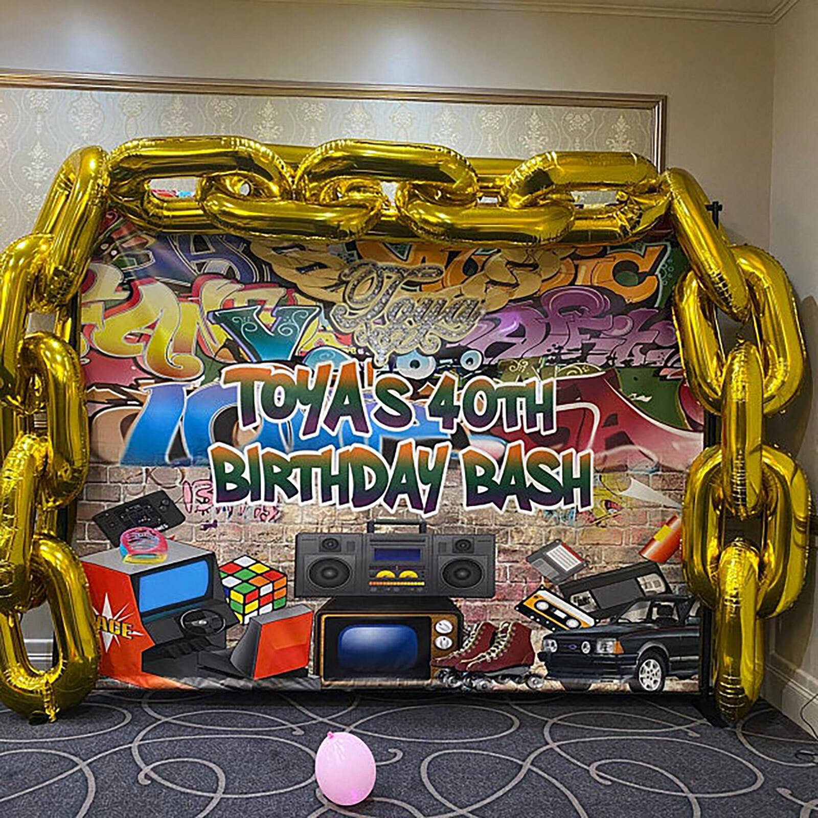 Cheap Party Backdrop Stands | Party Ideas by a Pro