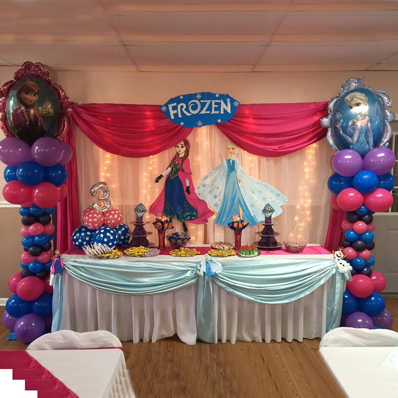 Cheap Party Backdrop Stands | Party Ideas by a Pro