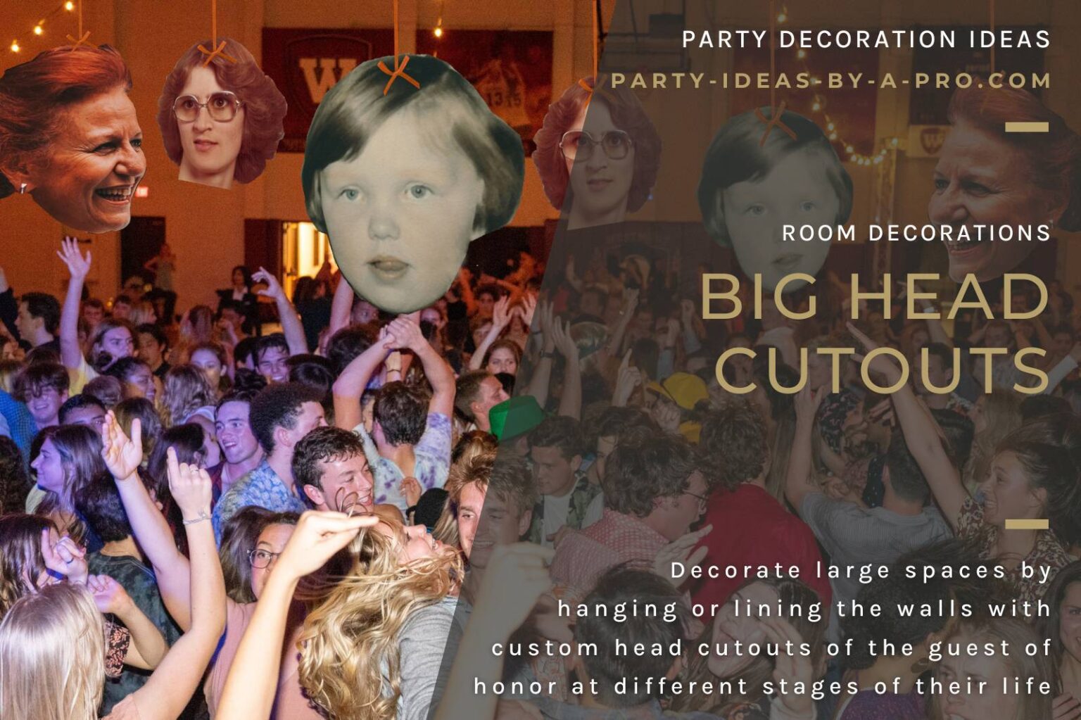 Custom Face Banners - Party Decorations by a Pro