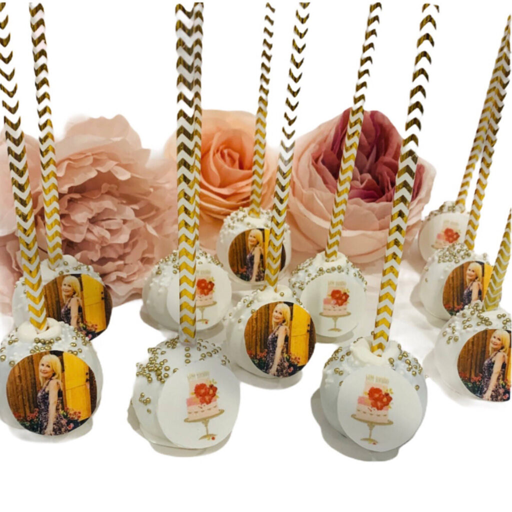 By a Pro: Custom Photo Cake Pops | Personalized Dessert Table Food