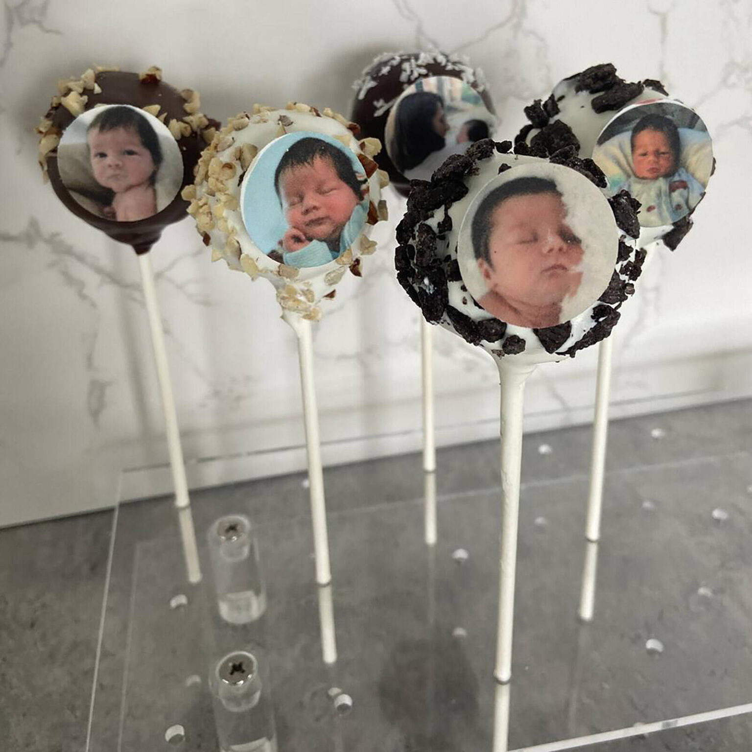 By a Pro: Custom Photo Cake Pops | Personalized Dessert Table Food