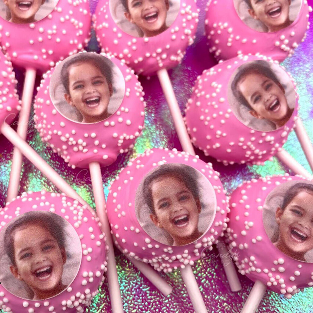 By a Pro: Custom Photo Cake Pops | Personalized Dessert Table Food