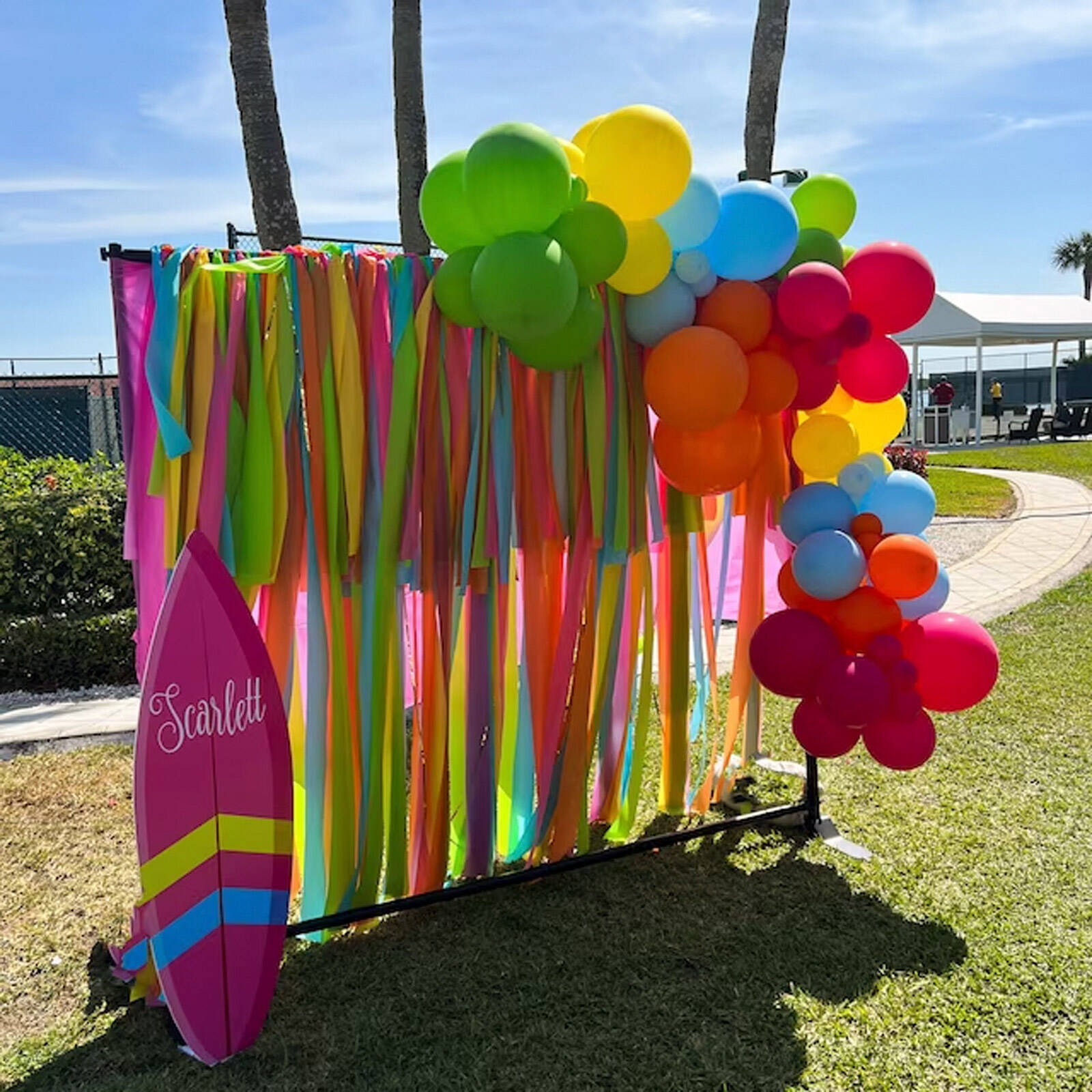 Fabric Garland Backdrops | Party Ideas by a Pro