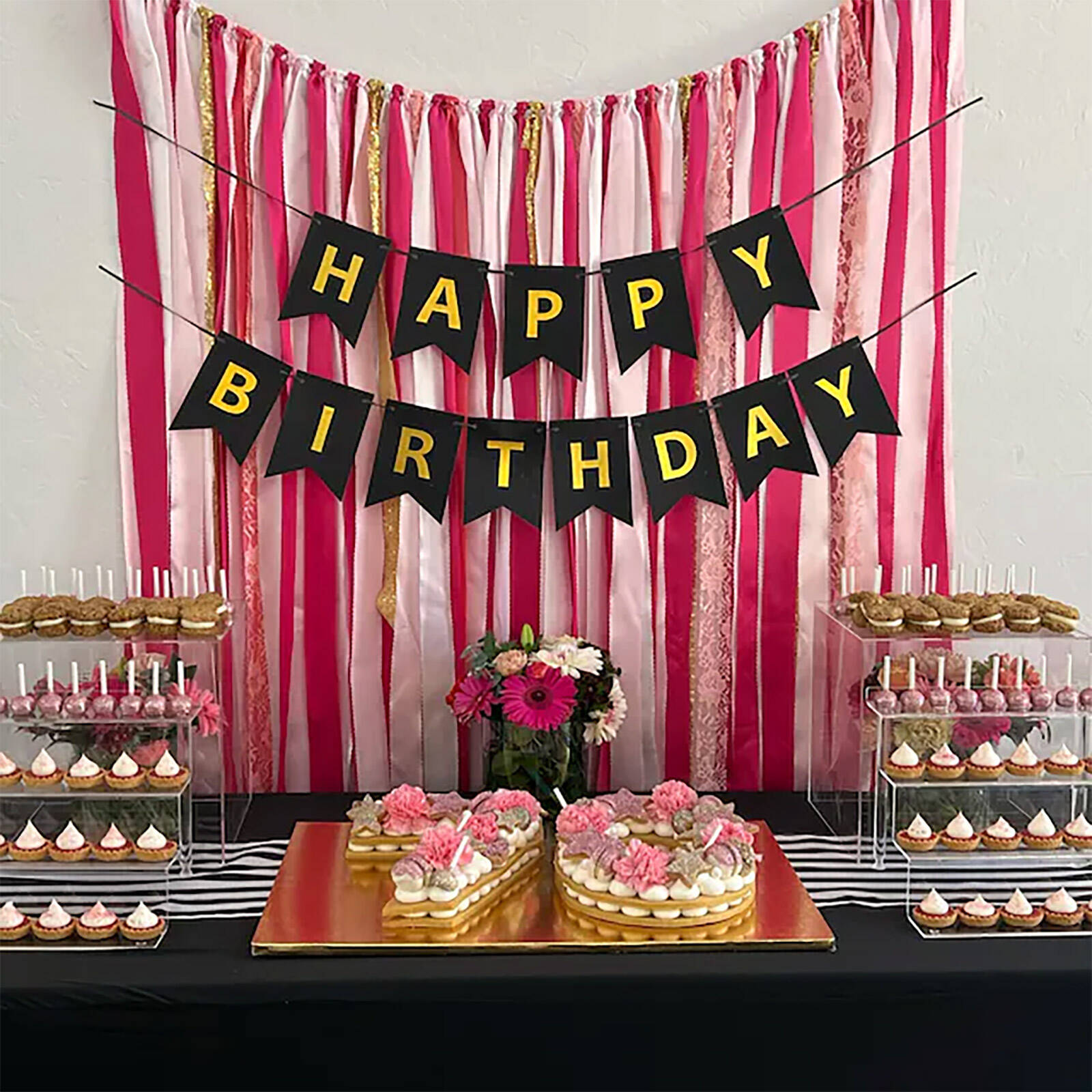 Fabric Garland Backdrops | Party Ideas by a Pro