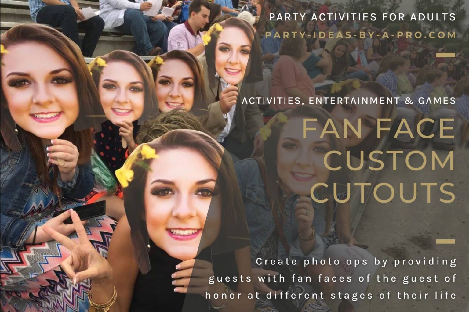 Custom Face Banners - Party Decorations by a Pro