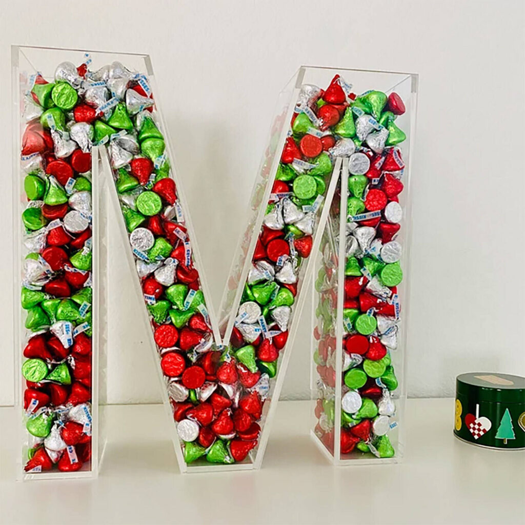 By a Pro: Fillable Acrylic Letters | Dessert Table Displays