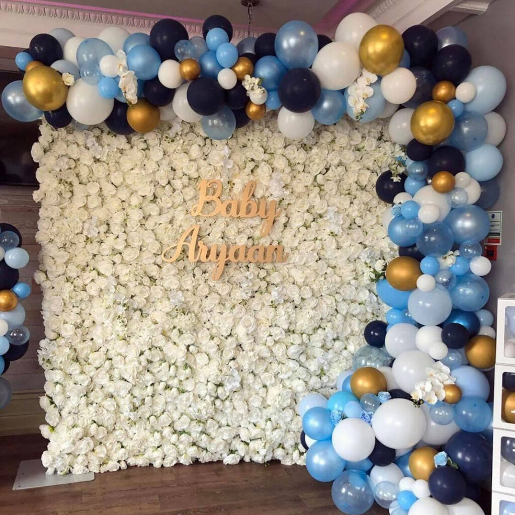 Flower Wall Party Backdrops | Party Ideas by a Pro