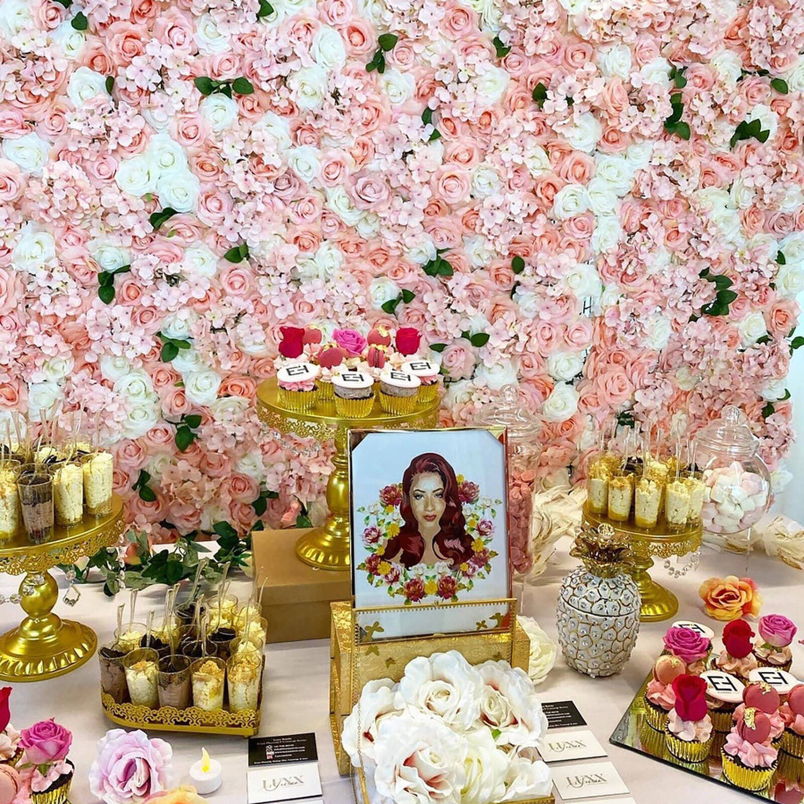 Flower Wall Party Backdrops | Party Ideas by a Pro