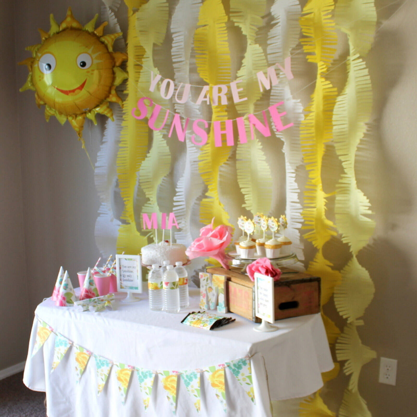 Fringed Paper Streamer Party Backdrops | Party Ideas by a Pro