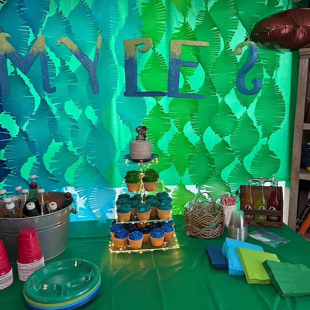 Fringed Paper Streamer Party Backdrops | Party Ideas by a Pro