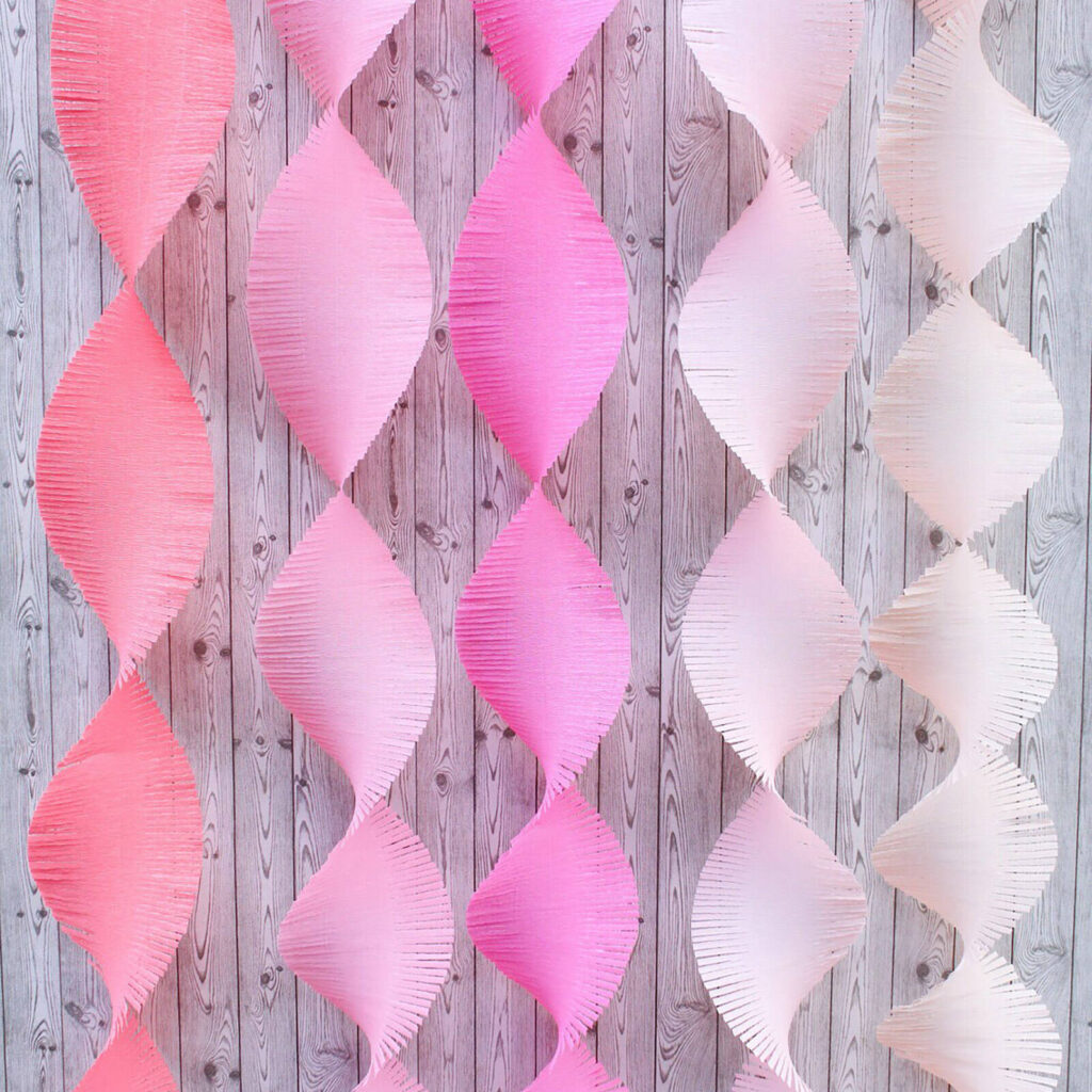 Fringed Paper Streamer Party Backdrops | Party Ideas by a Pro