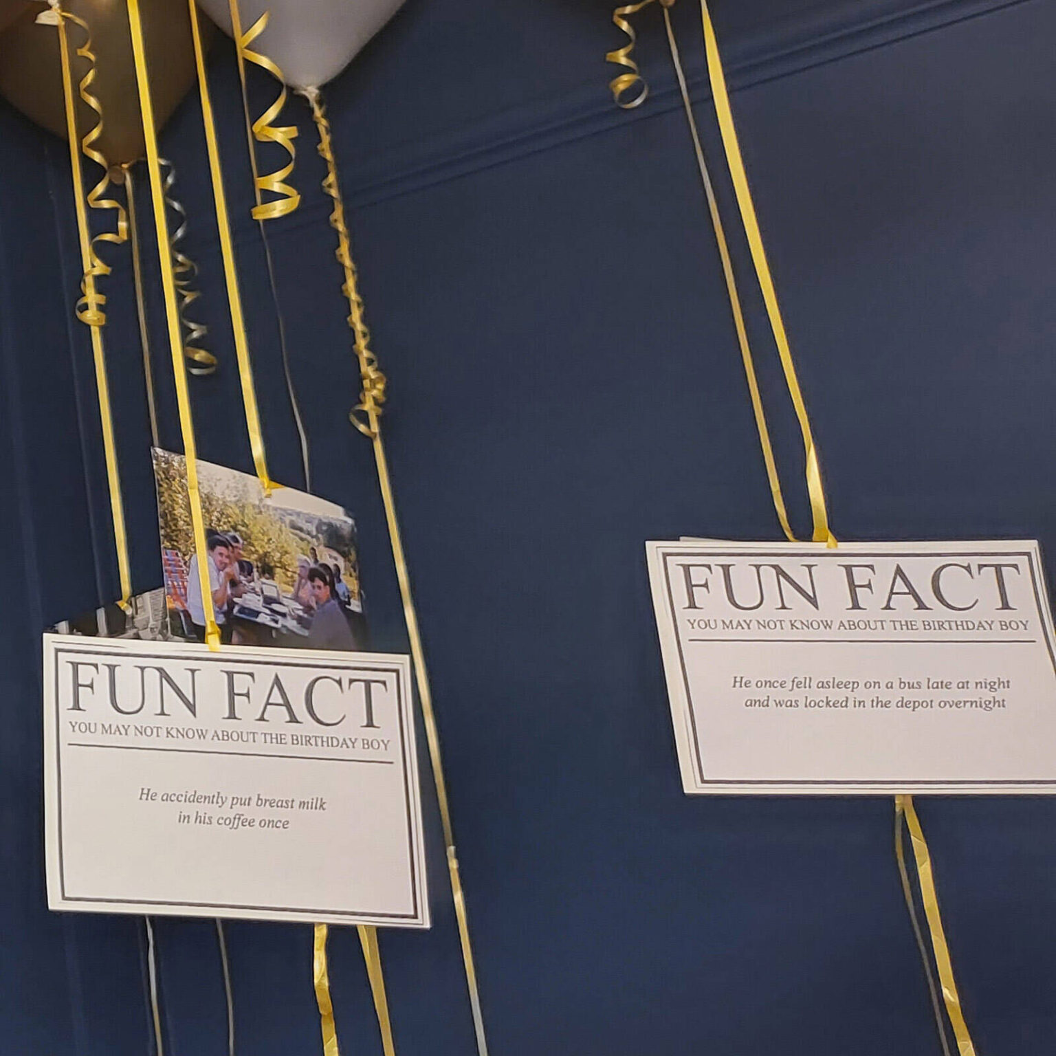 Fun Facts Balloon Decorations - Party Ideas by a Pro