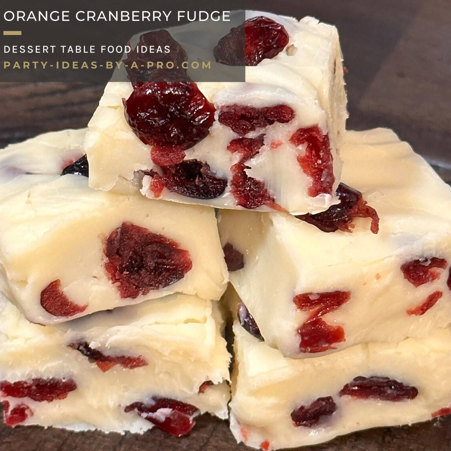 By a Pro: Gourmet Fudge | Unusual Dessert Table Food Ideas