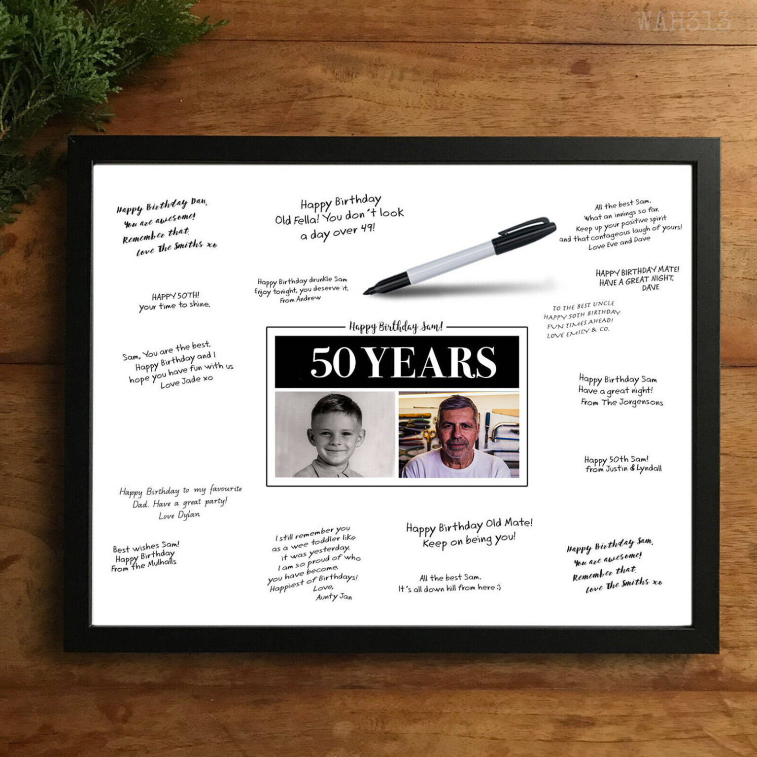 Guest Book Alternative Signing Poster - Party Ideas by a Pro