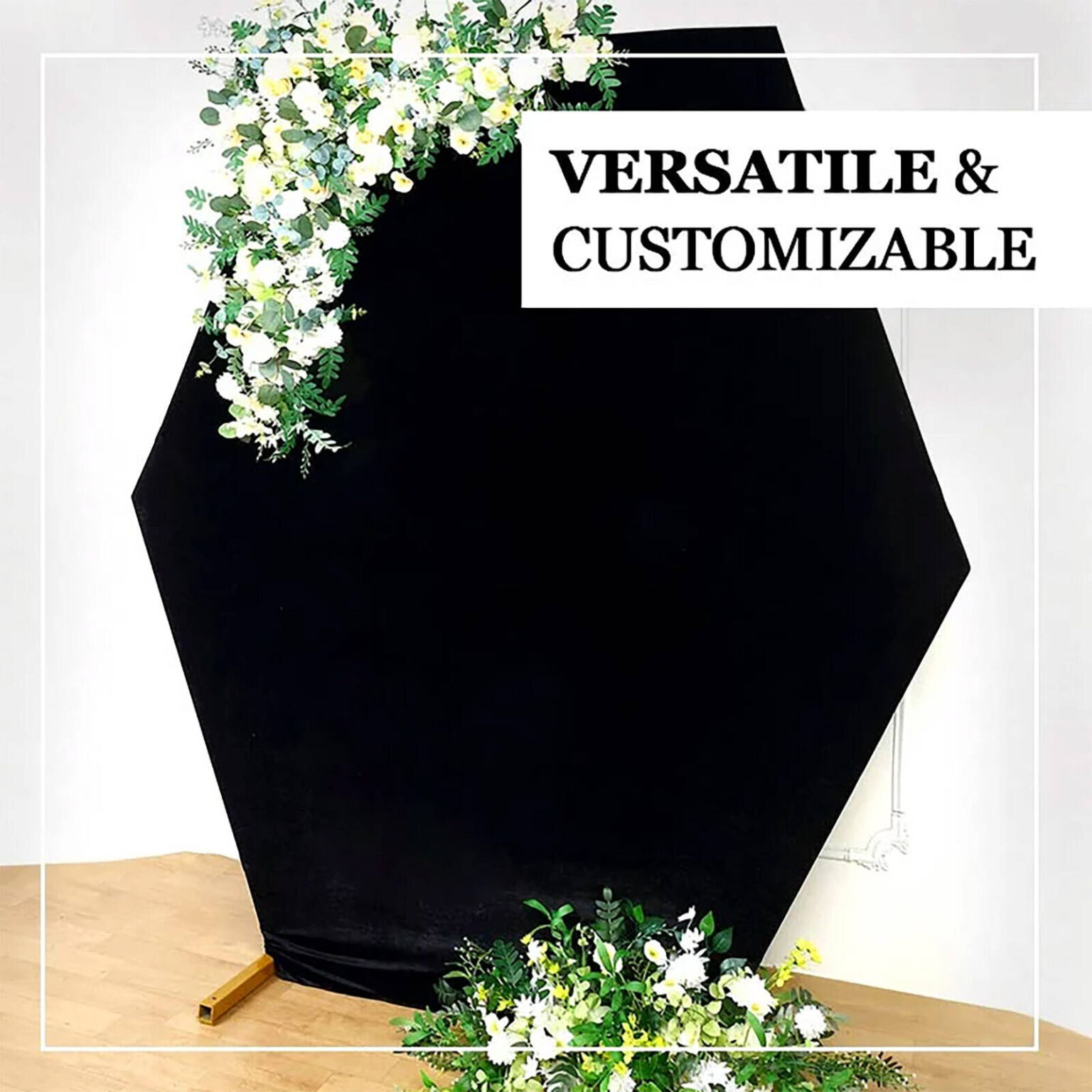 Hexagon Backdrop Frame Covers | Party Ideas by a Pro