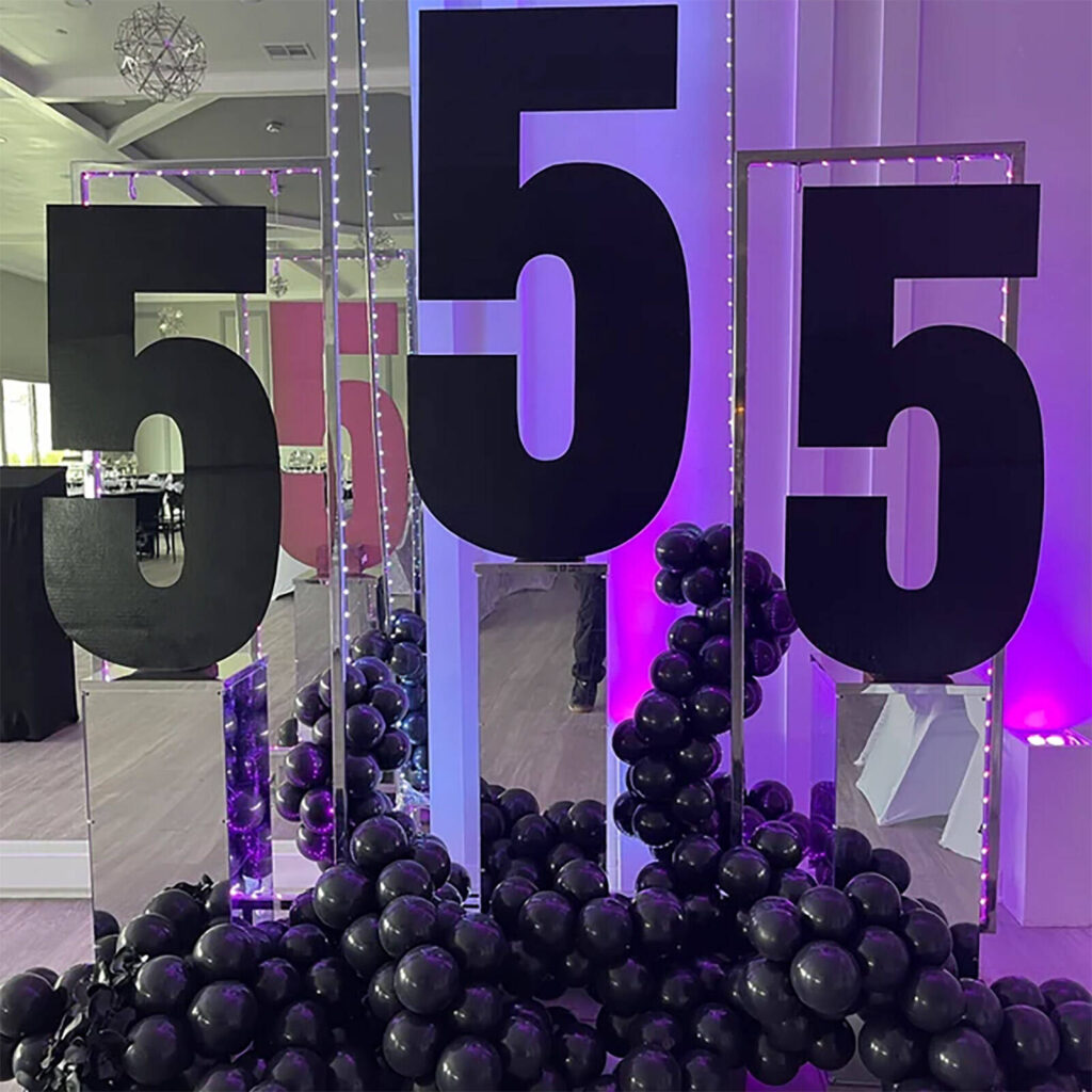 Large Cardboard Letters & Numbers - Party Decorations by a Pro