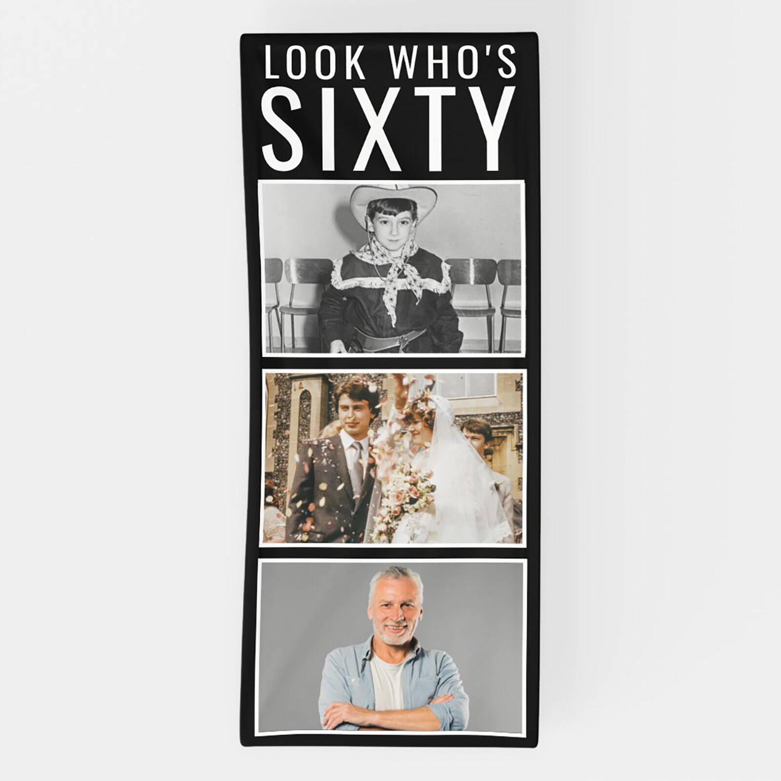 'Through the Years' Custom Photo Party Banners - By a Pro