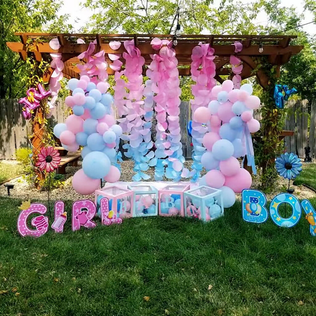 Paper Circle Garland Backdrops | Party Ideas by a Pro