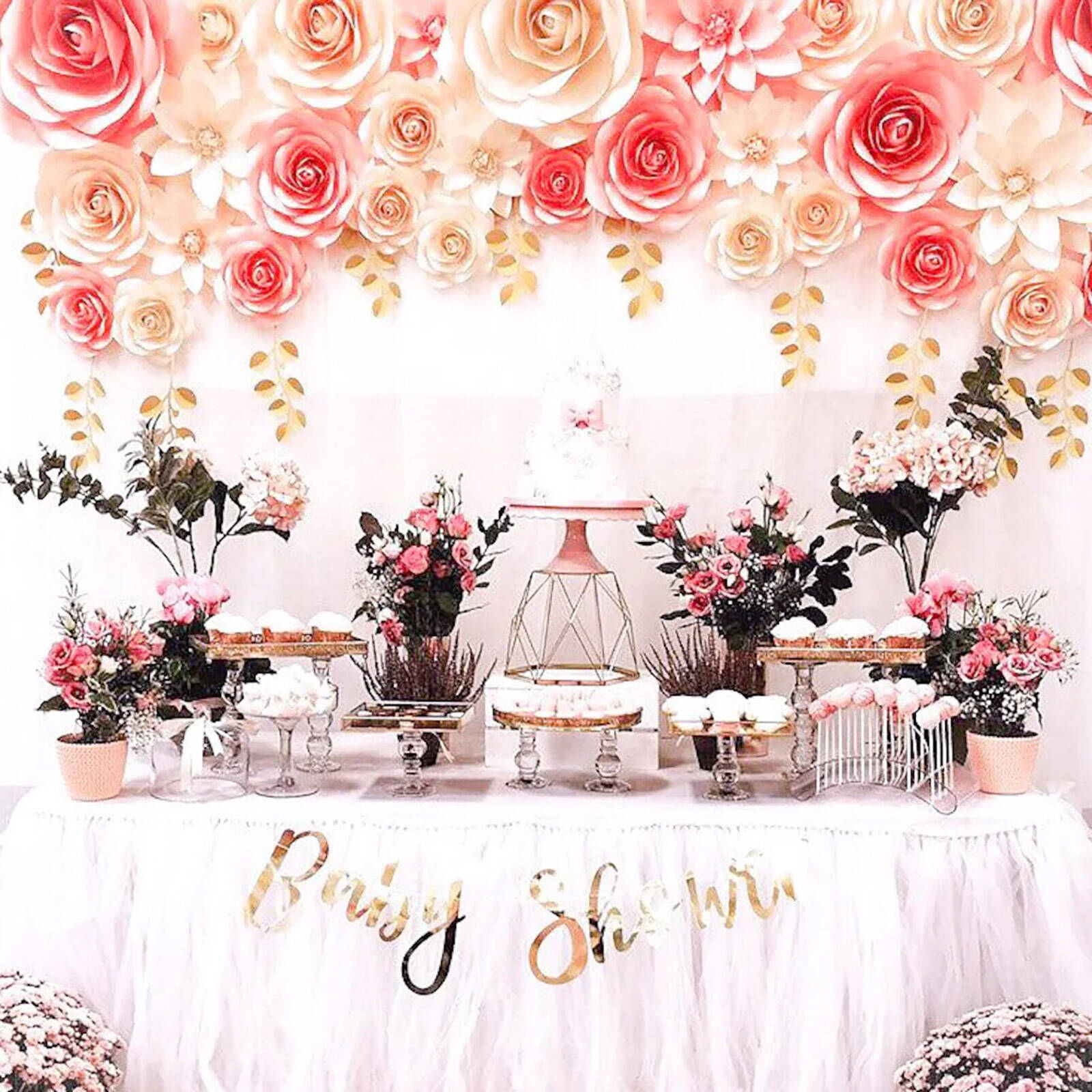 Paper Flower Party Decorations | By a Pro Party Planner