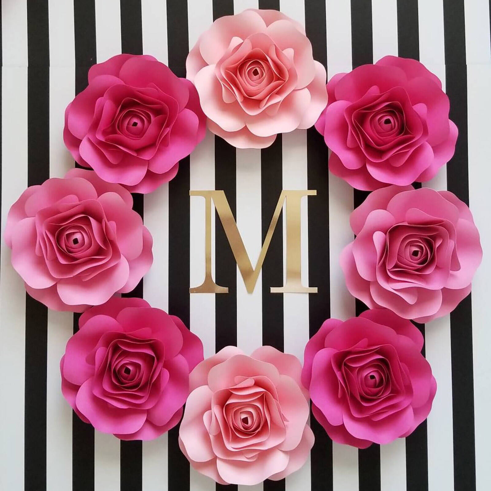 Paper Flower Name Signs | Party Ideas by a Pro