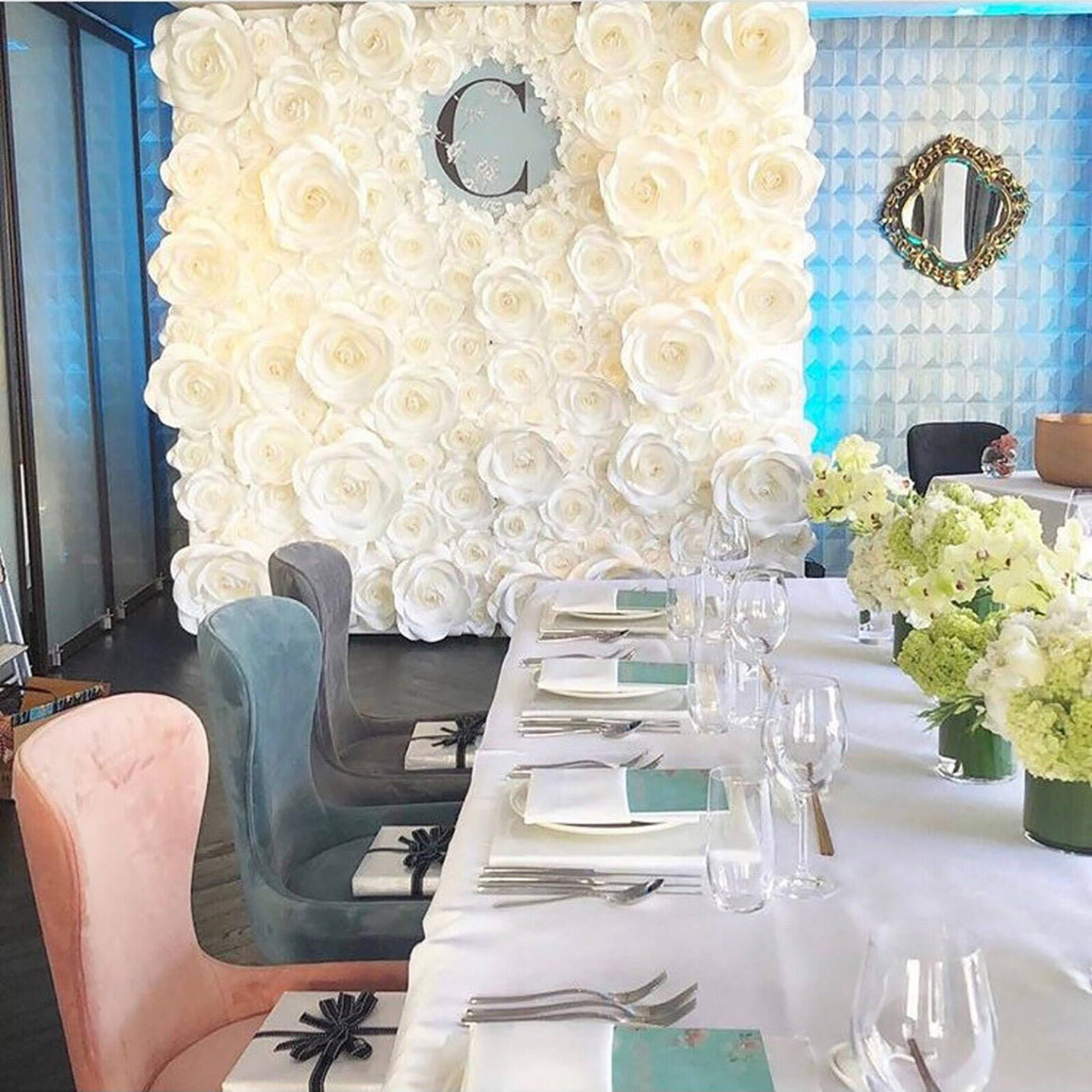 Paper Flower Party Backdrops | Party Ideas by a Pro