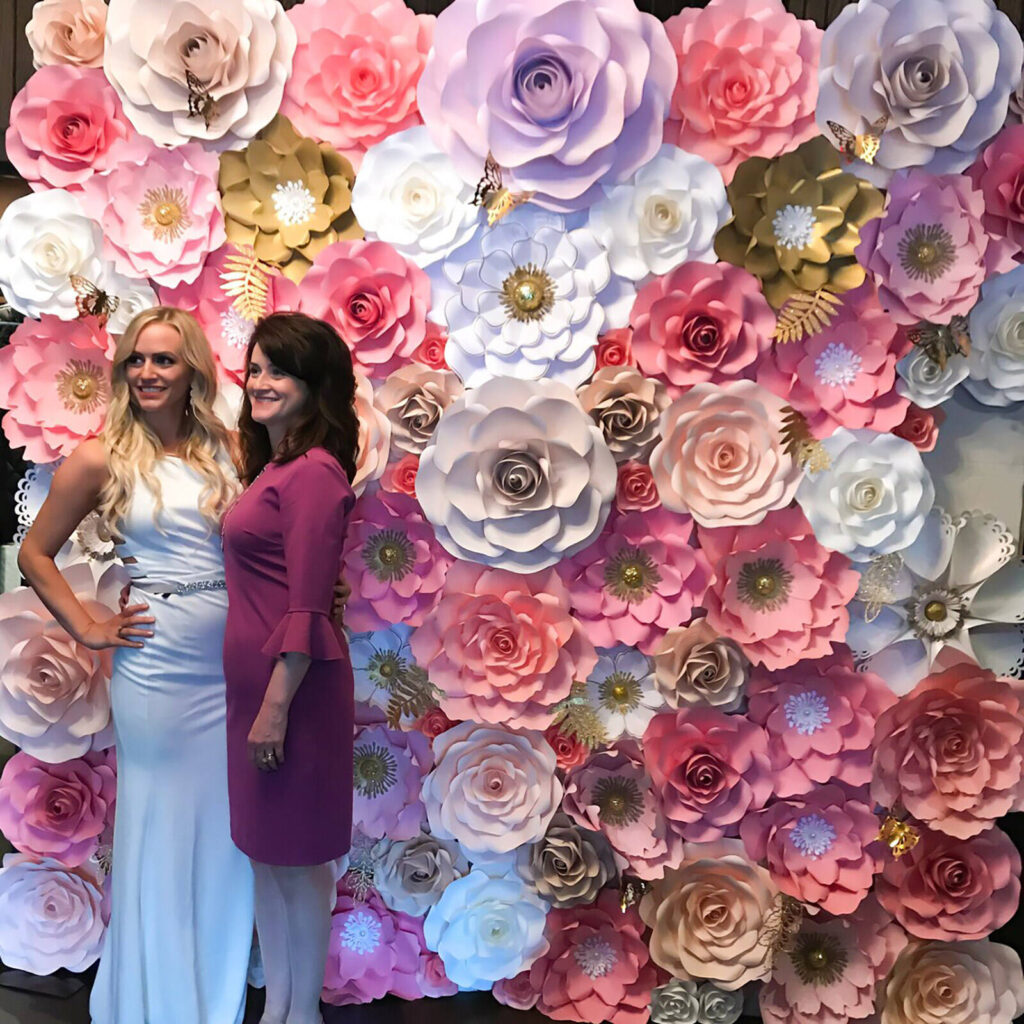 Paper Flower Party Backdrops | Party Ideas by a Pro