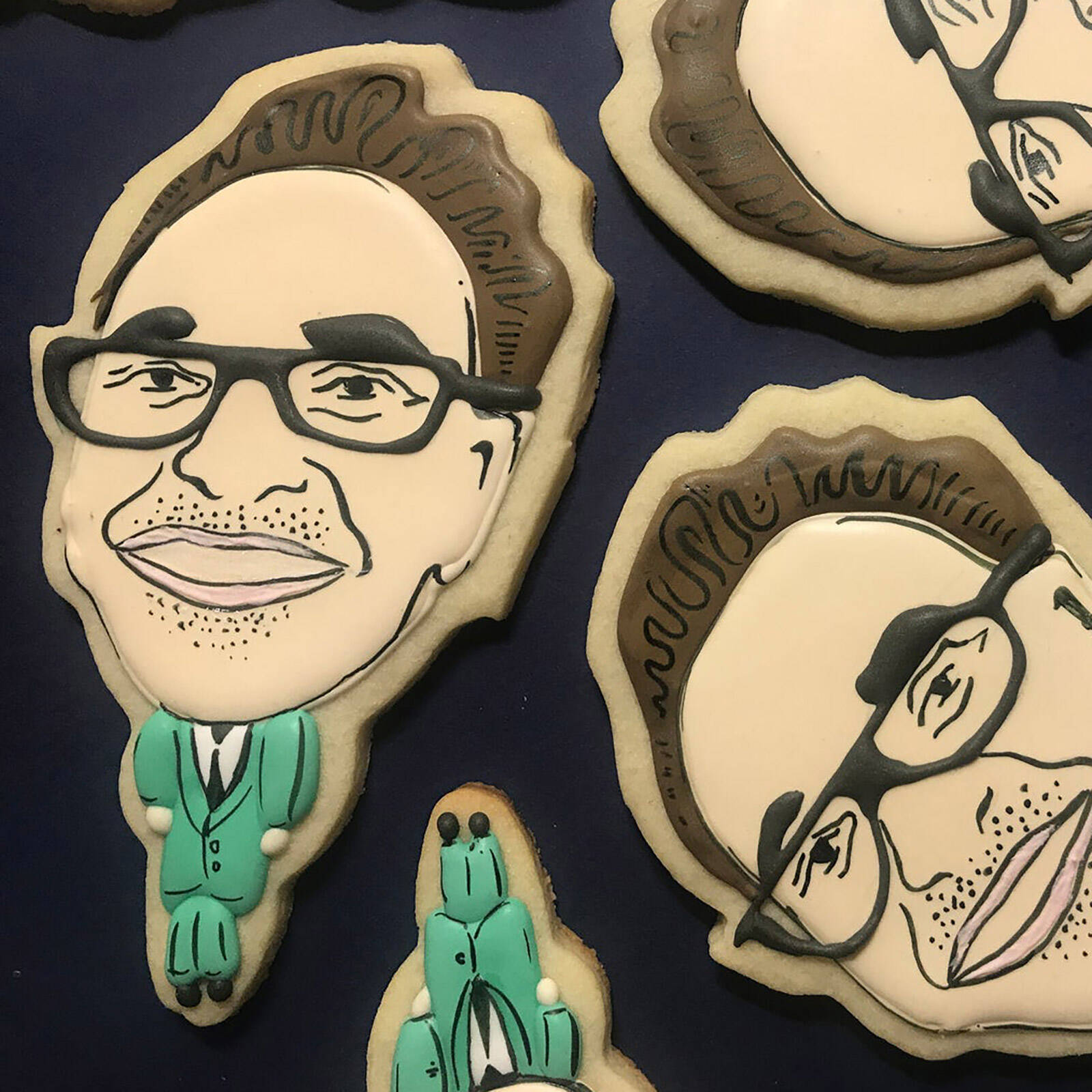 By a Pro: Decorated Custom Caricature Cookies | Dessert Table Food