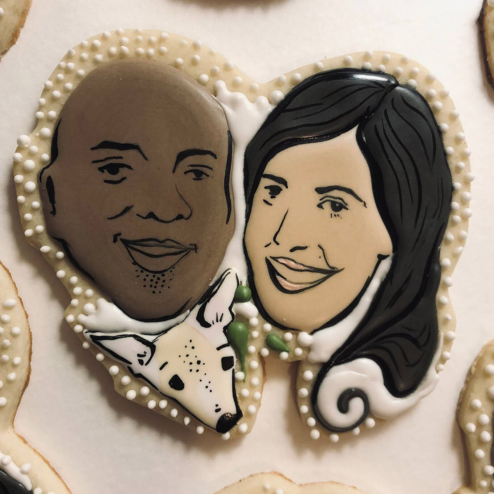By a Pro: Decorated Custom Caricature Cookies | Dessert Table Food