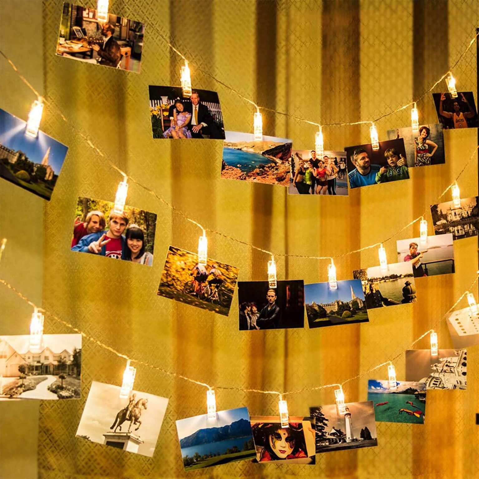 By a Pro: 'Through the Years' String Lights Photo Banner