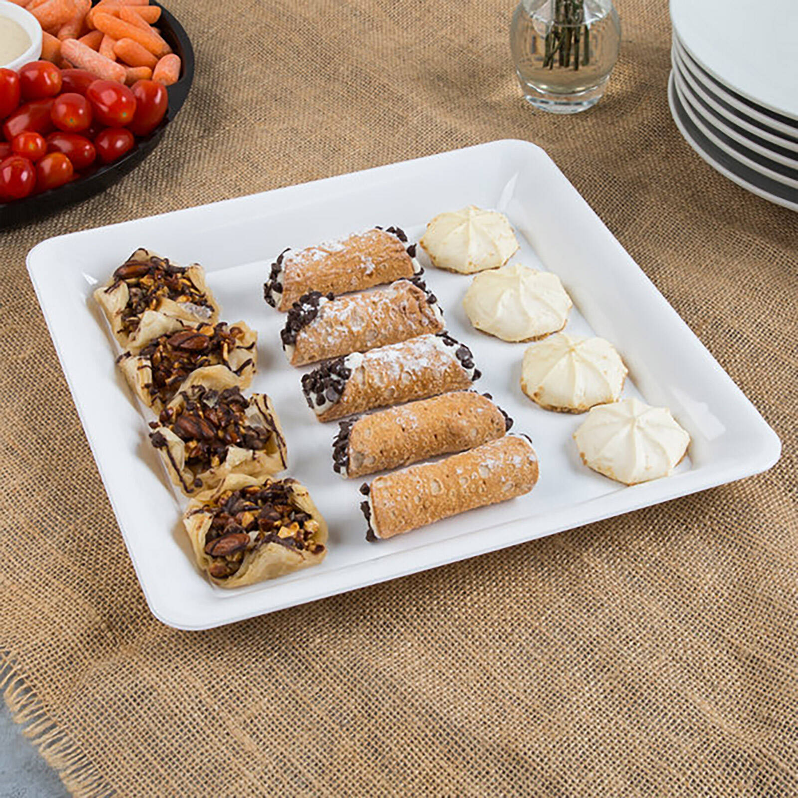 By a Pro: Disposable Party Serving Trays | Dessert Table Styling