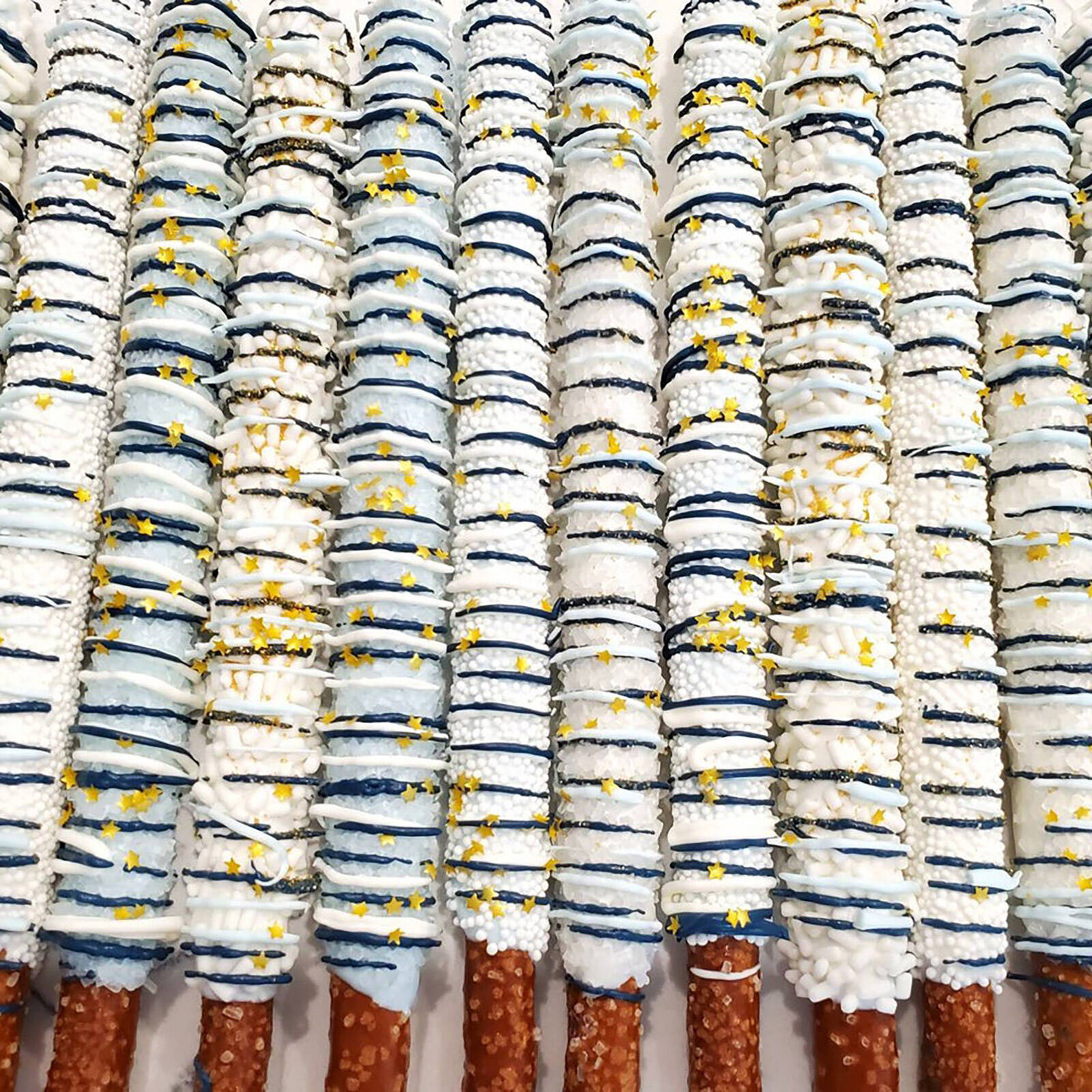 By a Pro: Decorated Pretzel Rods | Popular Dessert Table Treats