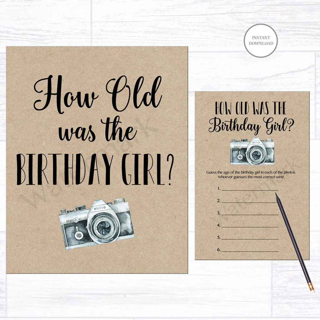 Printable Party Games | Party Activities by a Pro