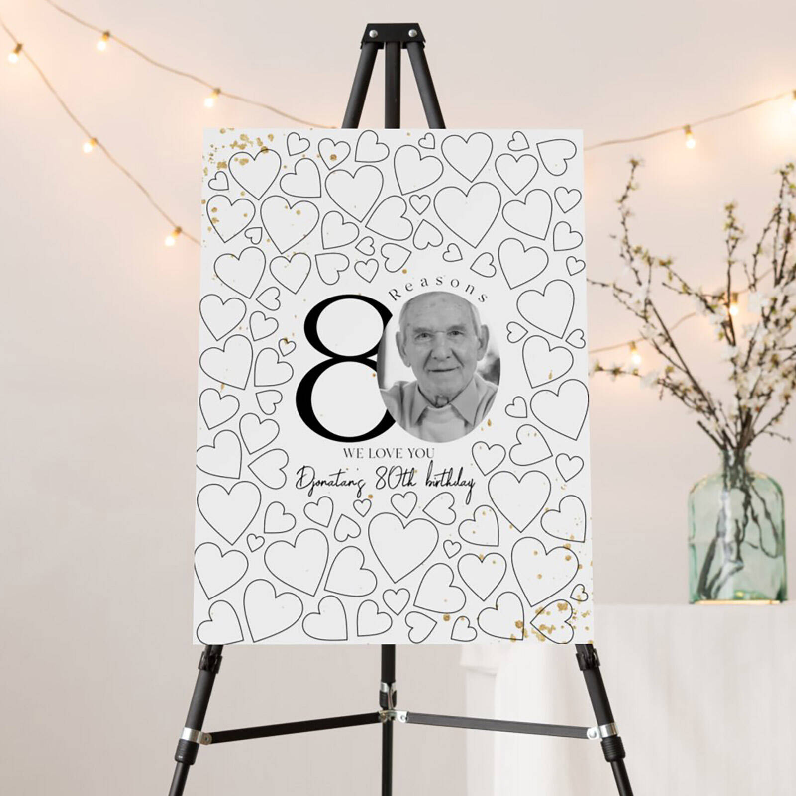 Reasons We Love You Signing Poster - Party Ideas by a Pro