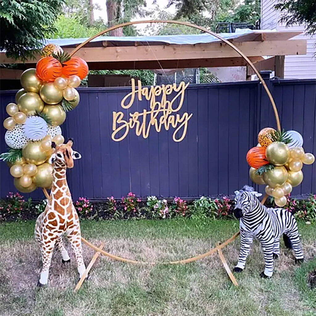 Round Backdrop Frames | Party Ideas by a Pro